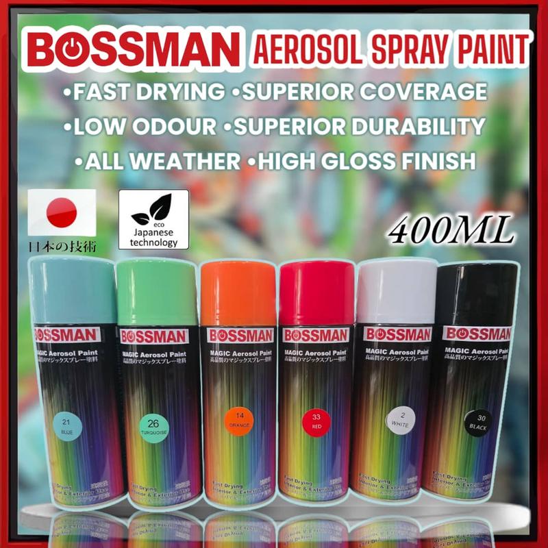 BOSSMAN 400mL Magic Aerosol Spray Paint Automotive Quality / - TikTok ...
