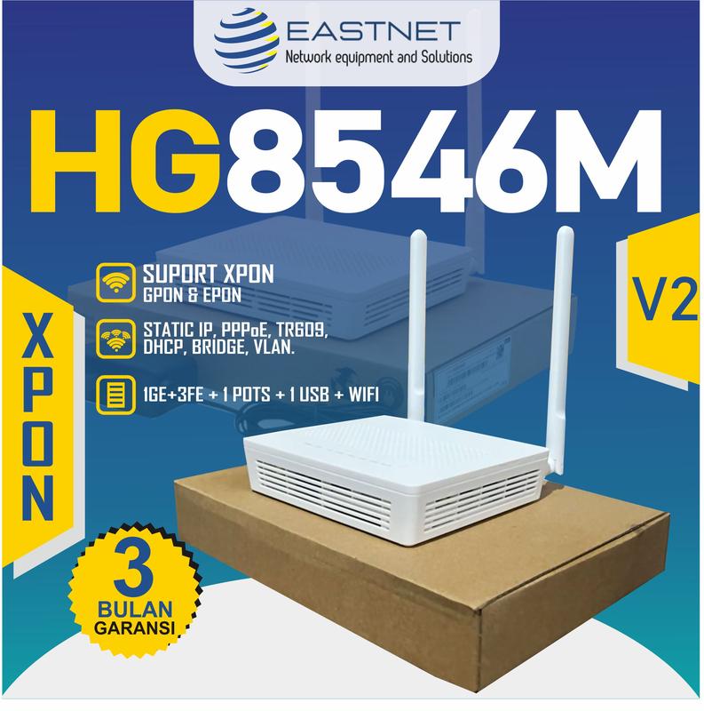 ONT HG8546M V2 Xpon lengkap + adaptor (New) - Shop | Tokopedia