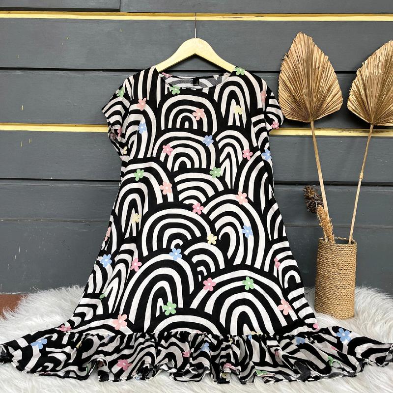 Daster Ruffle Viral Premium - Shop | Tokopedia