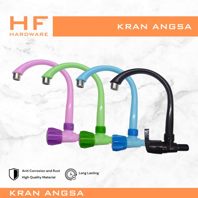 GAGANG ACAK ( ENGKOL / BULAT ) Kran Angsa 1/2 in PVC High Quality ...