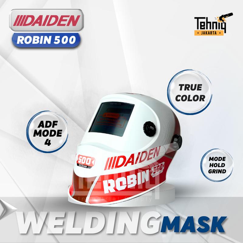 TOPENG LAS OTOMATIS AUTO DARK DAIDEN ROBIN 500 HELM LAS / KEDOK - Shop ...