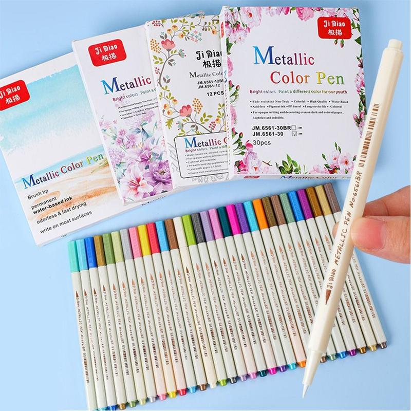 Highly Visible Paint Brush Art Drawing Soft head/Hard Head Marker ...
