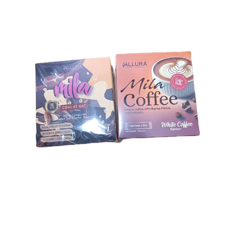 7 PEK ALLURA MILA COKLAT / MILA COKLAT OAT mila coffee - TikTok Shop ...