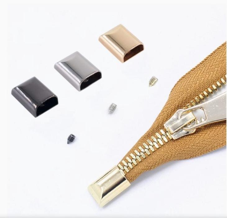 4 pcs zip tails zip stopper end diy bag crochet knitting sewing ...