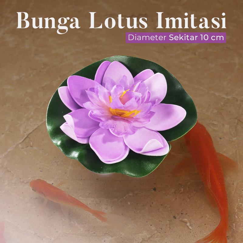 Bunga Lotus Imitasi Dekorasi Kolam Taman - QZ20 - Shop | Tokopedia