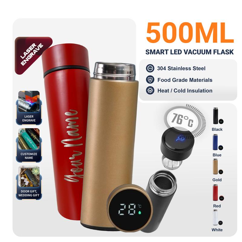 TwentyFour7 Door Gift 500ml Smart LED Temperature Display Vacuum ...