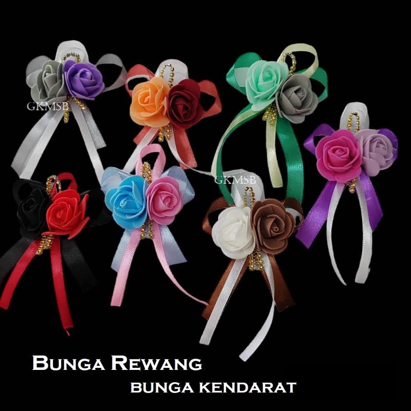 10PCS/PACK Bunga Rewang VIP Events Handmade Flowers Corsage Pin ...
