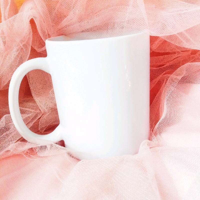 Mug polos siap cetak, Super white mug coating import untuk souvenir ...