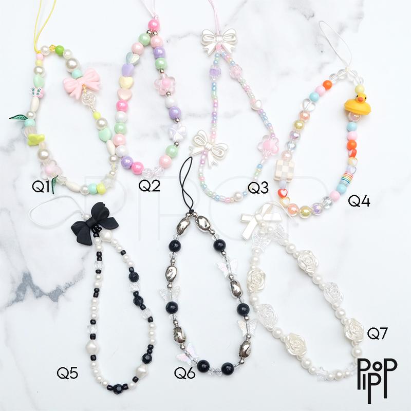 PIPOPCASE String Charm Phone Strap Tali Gantungan Handphone Lanyard ...