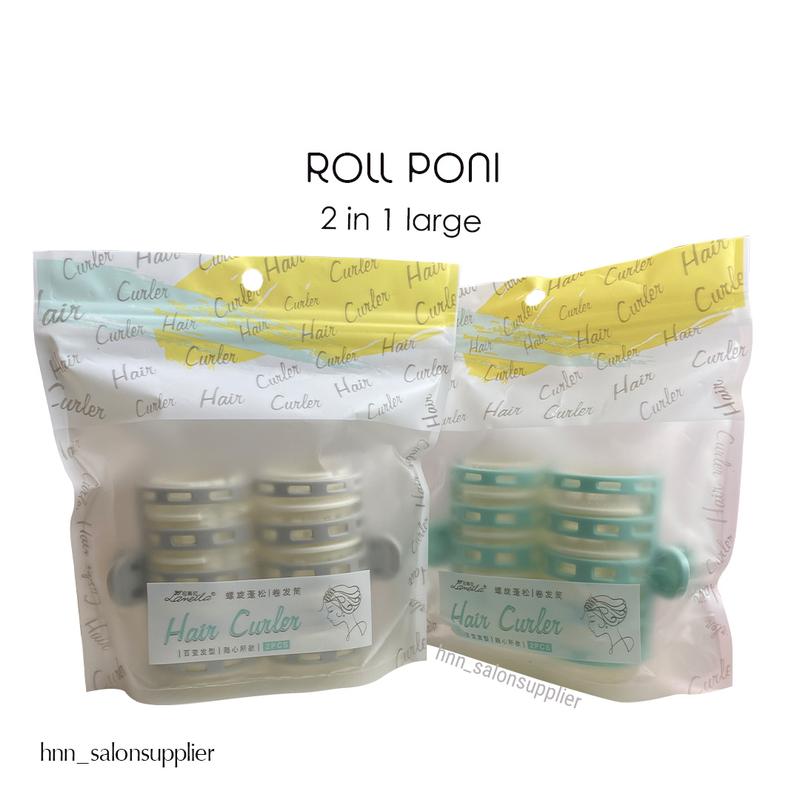 Roll Rambut Poni Gulung Capit Besar Pengeriting Curly Rambut - Shop ...