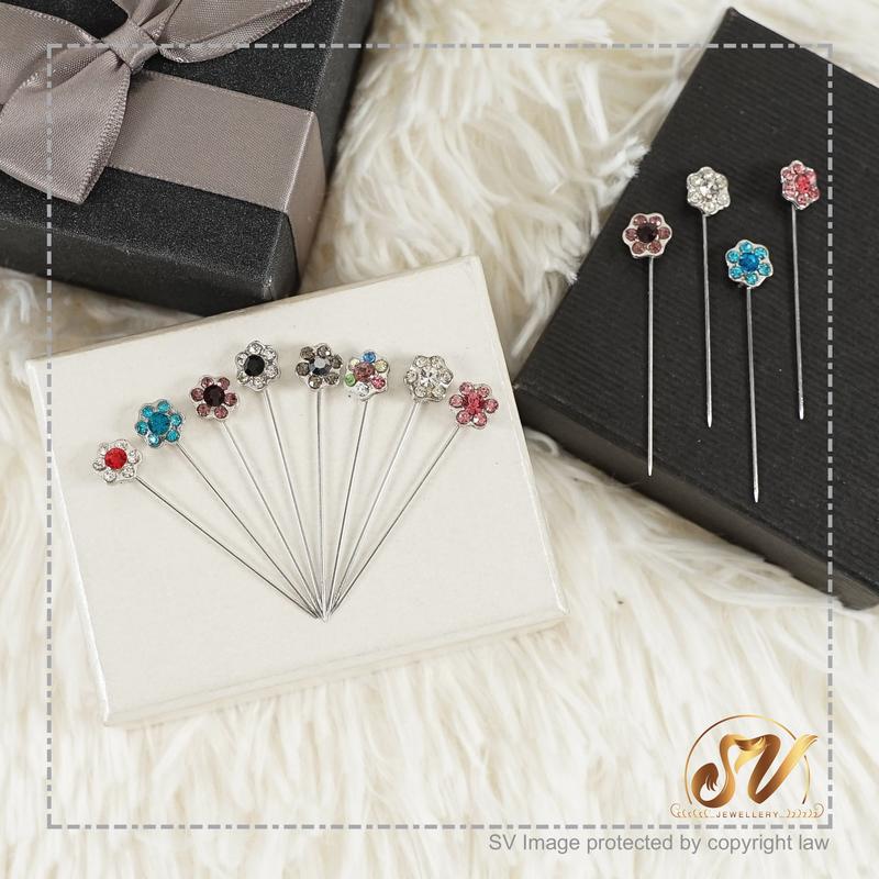 Jarum Peniti Tudung 2Pcs Brooch Kerongsang Tudung Pin Tudung - TikTok ...
