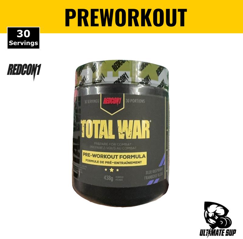 Redcon1, Total War, Pre-Workout, Blue Raspberry, 15.77 oz (447 g ...