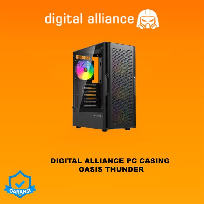Promo [PROMO BUNDLE] DIGITAL ALLIANCE PC CASING OASIS THUNDER (4X120MM ...
