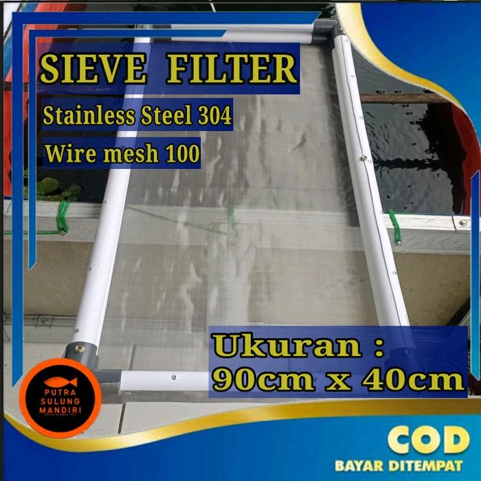 Jual Sieve Filter Stainless Steel Mesh 100 Ukuran 90cm x 40cm untuk ...