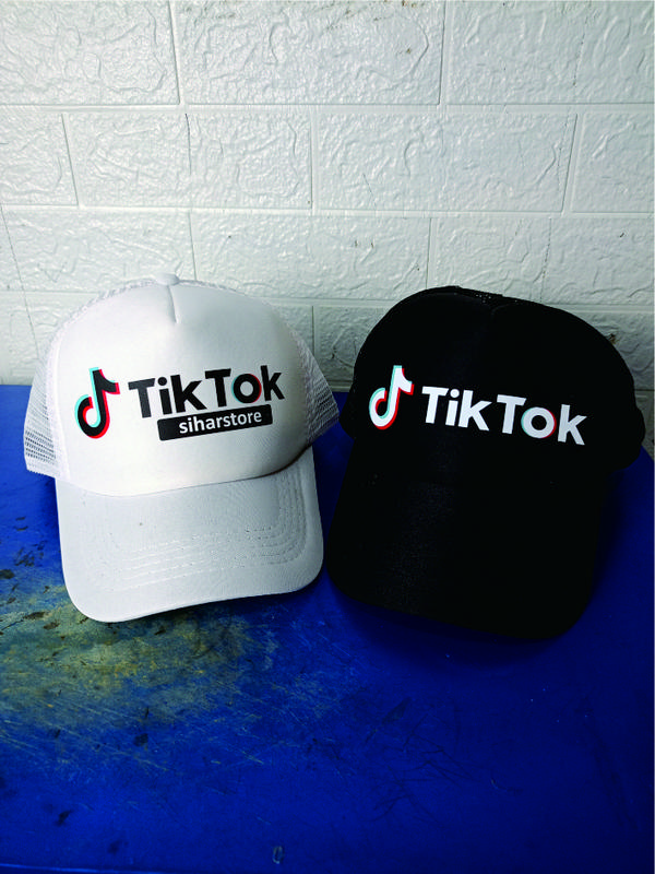 Topi Jaring dewasa medsos hitam putih - Shop | Tokopedia