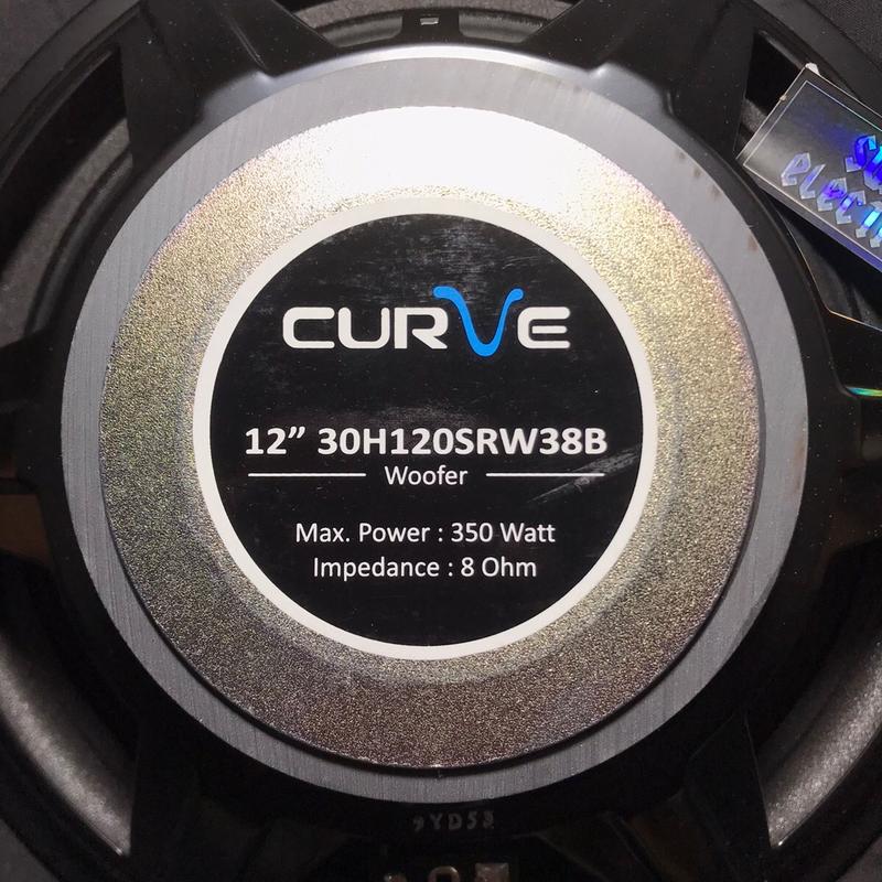Curve Speaker Curve 12 Inch Woofer 30H12 SRW38B 30H12SRW38B Subwoofer ...