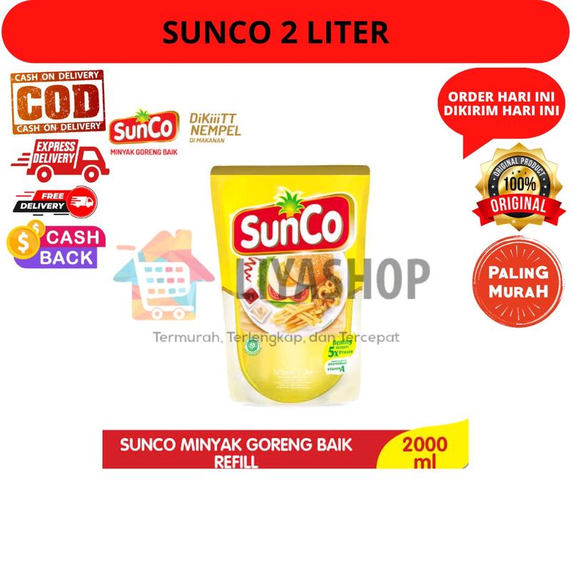 (NON COD) SUNCO MINYAK GORENG 2 LITER - Shop | Tokopedia