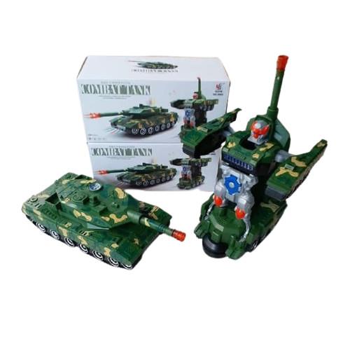 MAINAN MOBIL ROBOT COMBAT WAR TANK DEFORMATION MILITARY WAR TANK BESAR ...