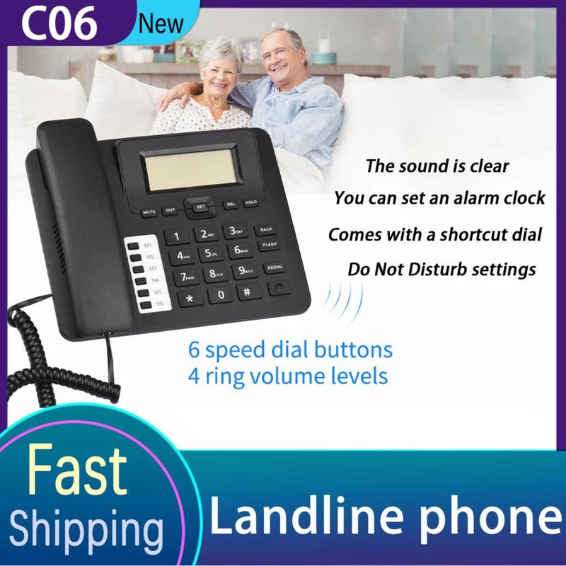 Telefon Talian Tetap Meja, C06, Sistem Dwi DTMF / FSK, Bebas - TikTok ...