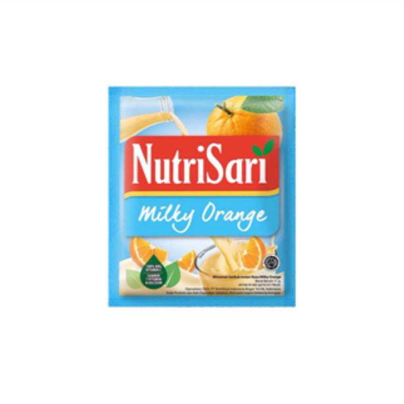 Nutrisari instant drink milky orange saset 10pcs x 11gr - Shop | Tokopedia