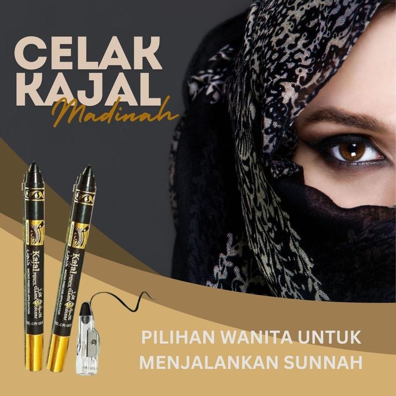 CELAK MATA KAJAL PENCIL Waterproof Halal & Sah Untuk Ibadah Sholat ...