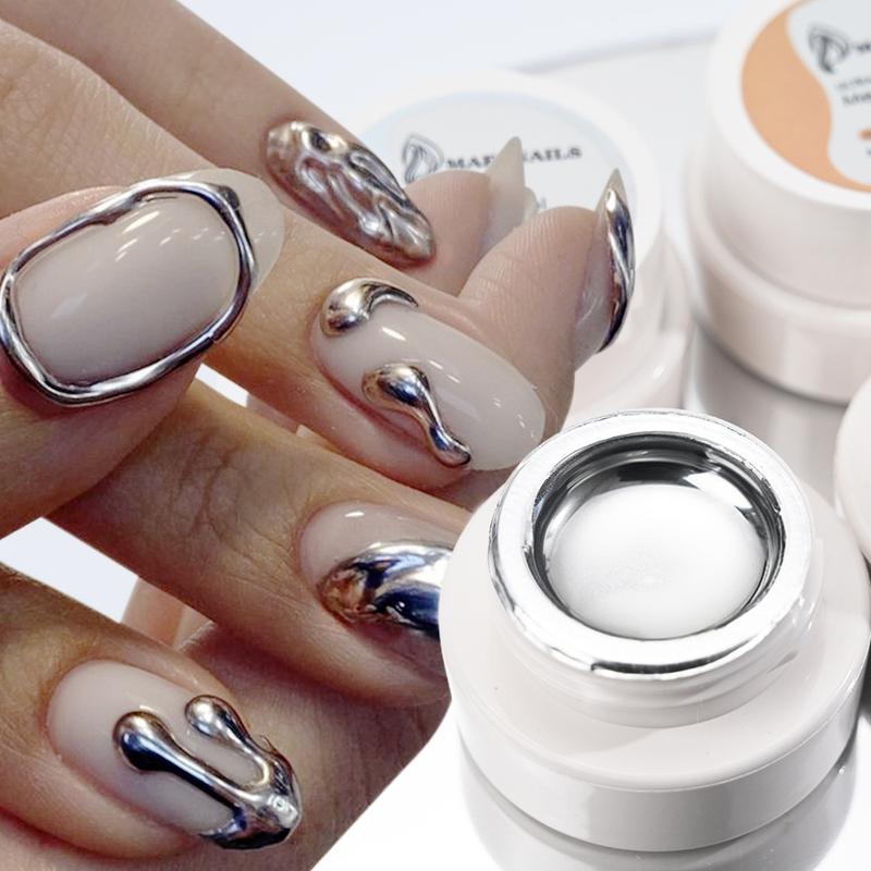 Bright Metallic Painting Gel Silver Gold Mirror Gel Metallic - Shop ...