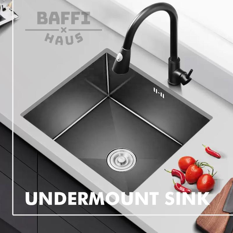 Nano Stainless Steel Kitchen Sink Single Bowl Sinki Dapur SUS304 ...