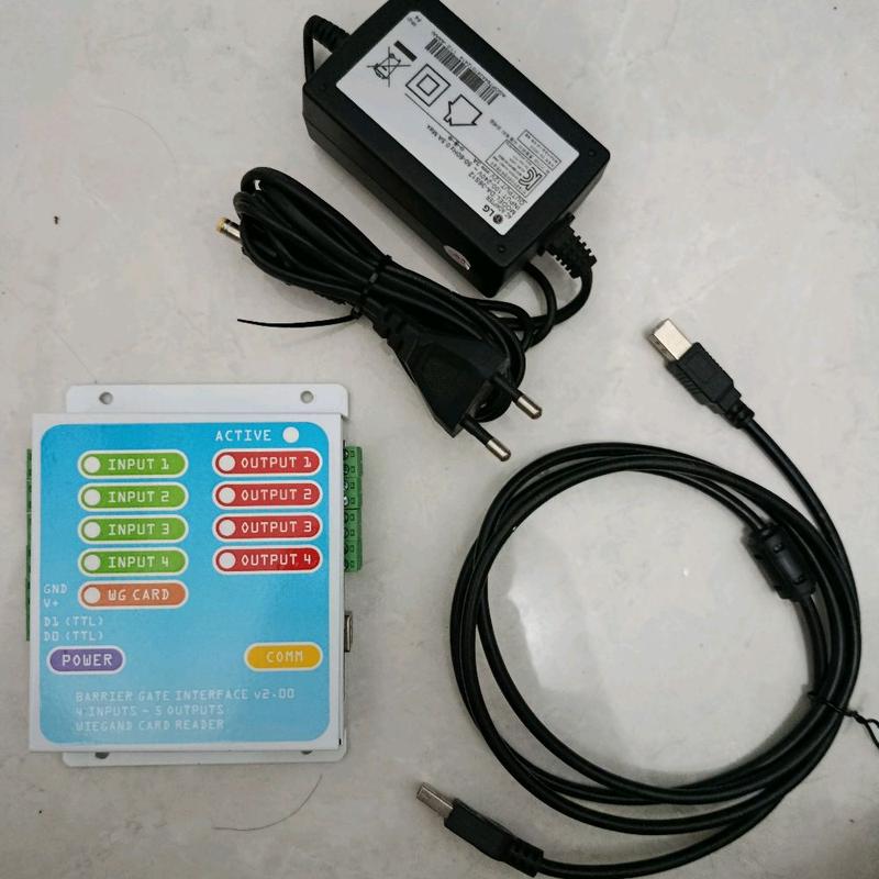 Interface barrier gate kontrol portal palang parkir tripod flap barrier ...