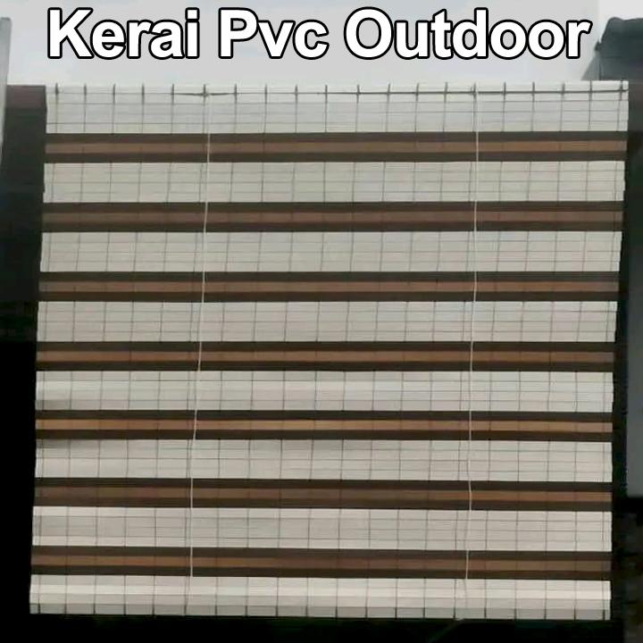 Tirai PVC Outdoor Tahan Panas dan Air Hujan Kerai Pvc Multifungsi ...