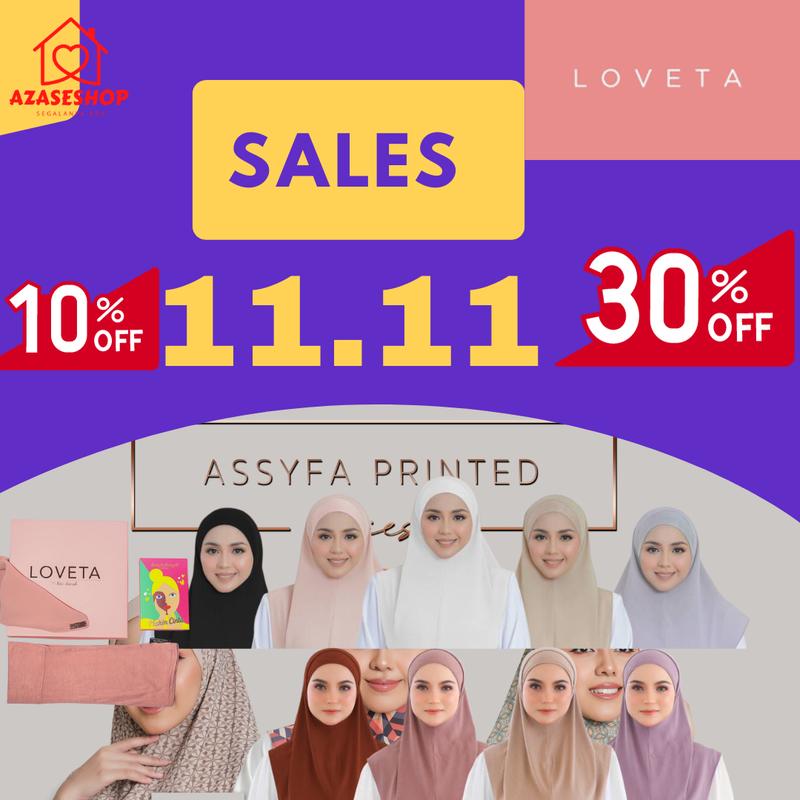 LOVETA TUDUNG SHAWL LEIA 2.0 FREE INNER BY SITI SARAH RAISUDDIN ...