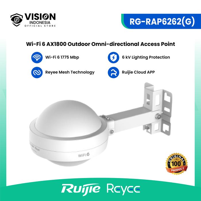 Jual Ruijie RG-RAP6262(G) , Wi-Fi 6 Outdoor Access Point / Pengganti ...