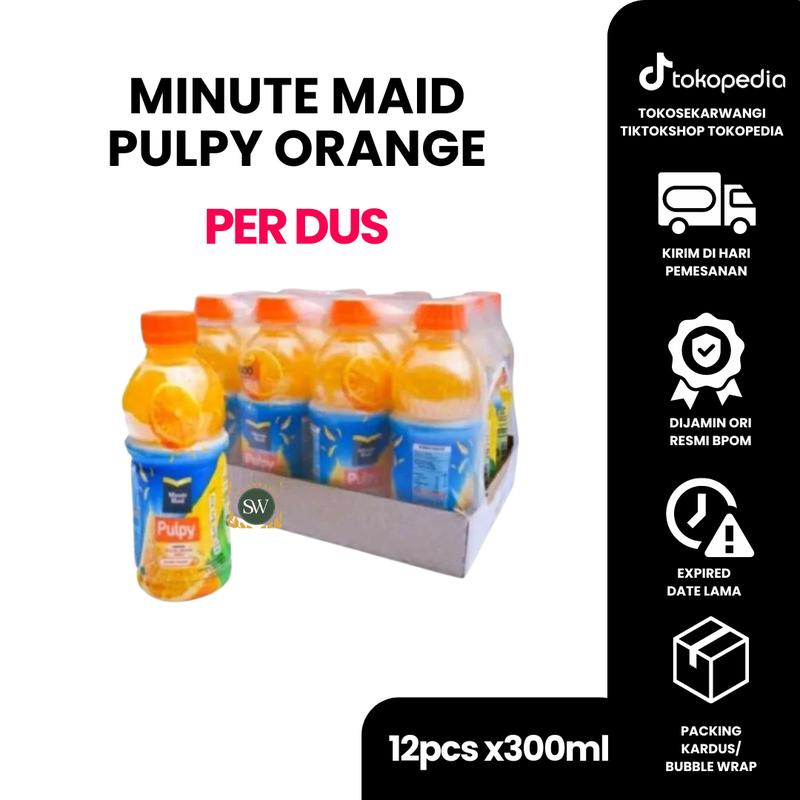 MINUTE MAID PULPY ORANGE -MINUMAN KEMASAN BOTOL -PER DUS - ISI - Shop ...