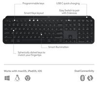 Promo Logitech MX Keys S Wireless Silent Keyboard Bluetooth Multi ...