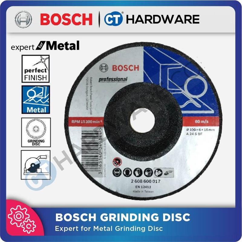Bosch (4" / 5" / 7" / 9") Grinding Disc for Angle Grinder & Cut ...