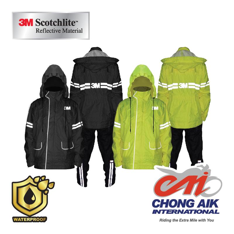 3M Rainwear Scotchlite Reflective Raincoat Gen-2 - TikTok Shop Singapore