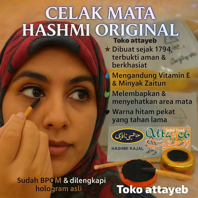 Celak Mata Mur Hashmi Original kajal Dibia Golden Whit Vitamin - Shop | Tokopedia