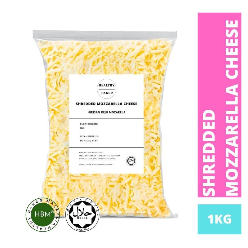 Shredded Mozzarella Cheese 1KG / Halal / Keju Mozarela Parut - TikTok ...