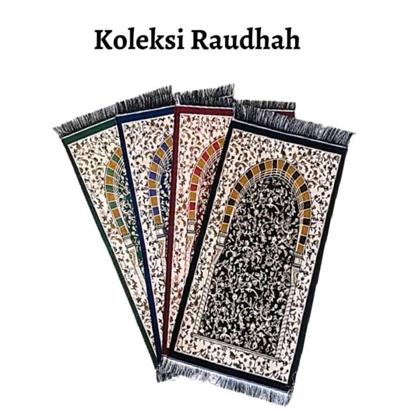 Sejadah Turkey tenun Al Raudah Exclusive (35x70cm) Sulam mini prayer ...