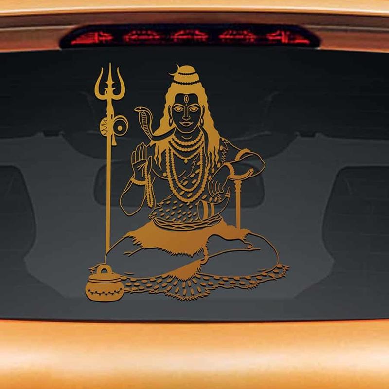 Lord Shiva Car Rear Glass Sticker - TikTok Shop Malaysia