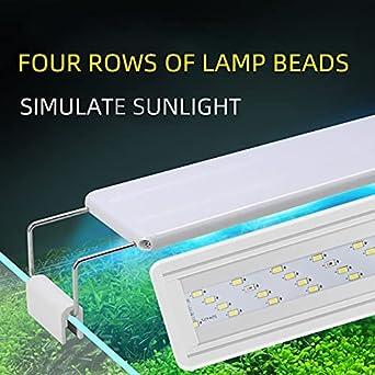 Ultimate Super Slim LED Aquarium Light Aquatic Plant Extensible ...