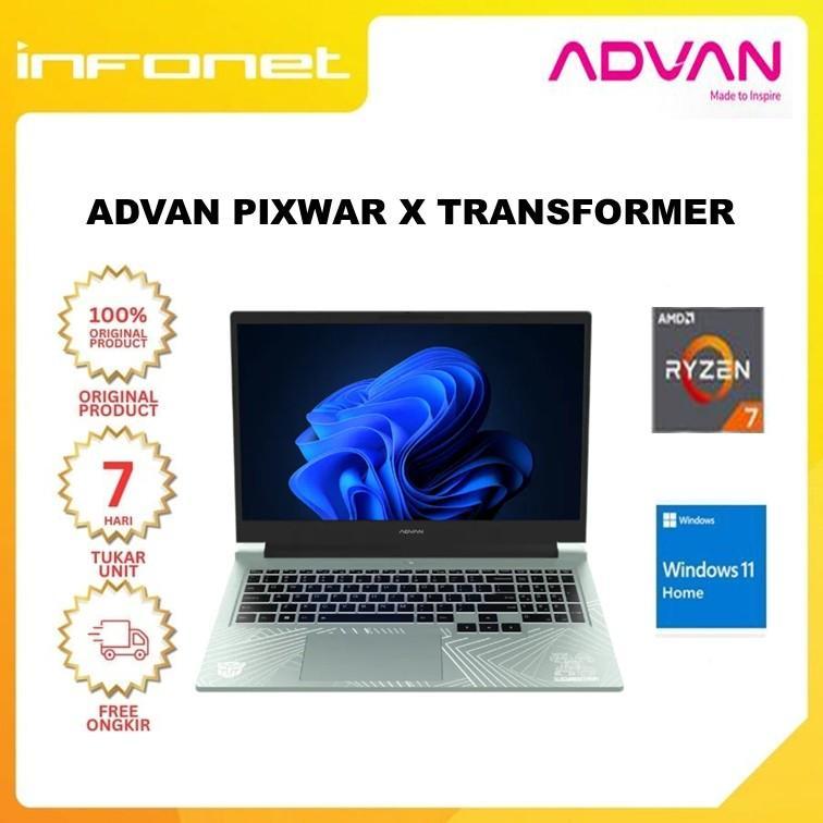 ADVAN PIXWAR X TRANSFORMERS RYZEN 7 6800H RADEON 680M 16GB 512GB SSD 15 ...