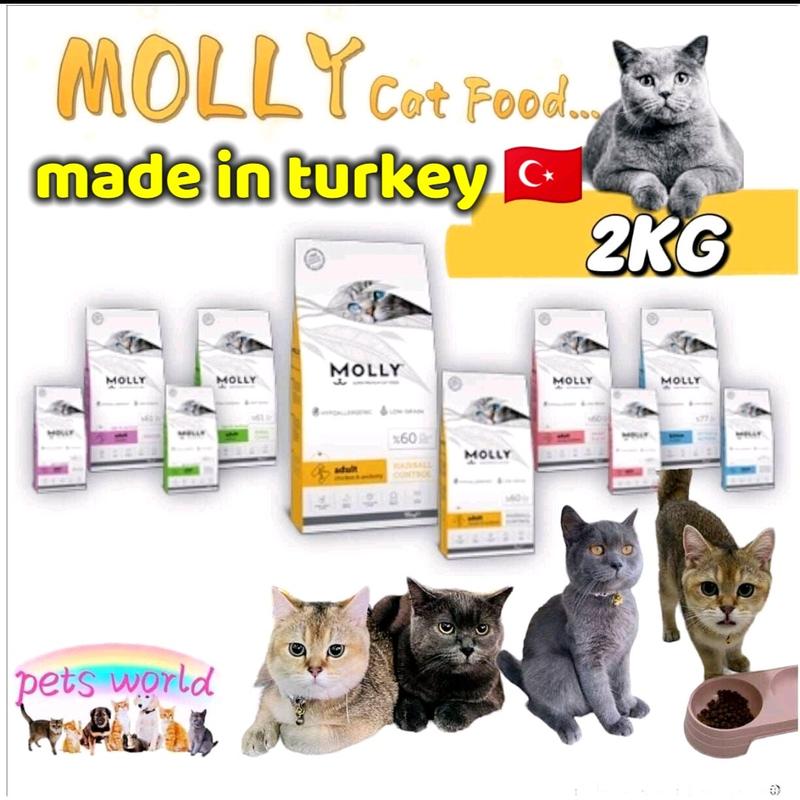 MOLLY CAT FOOD 2KG MAKANAN KUCING MOLLY DARI TURKER - TikTok Shop Malaysia