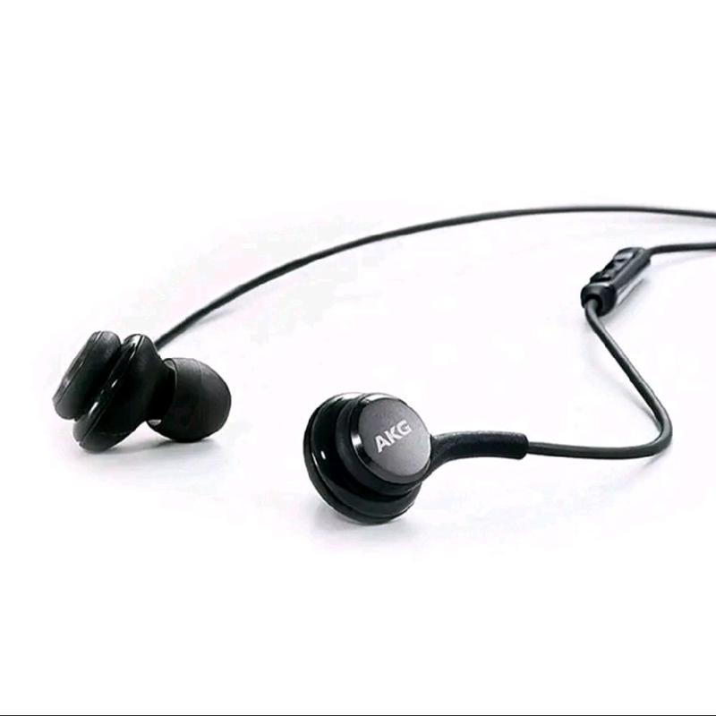 Headset AKG Earphone AKG extra bass with mic telepon musik game support ...
