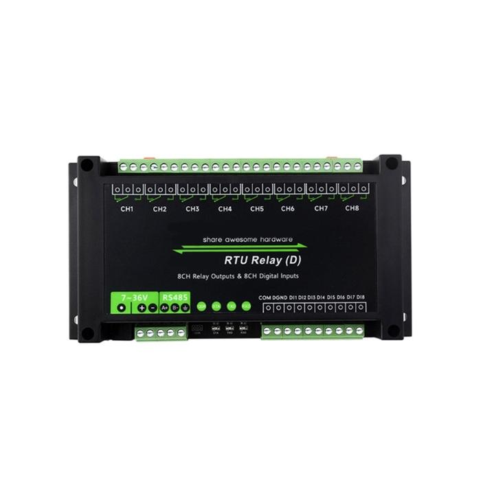 Jual Industrial Modbus RTU 8CH Module With Digital Input And RS485 ...