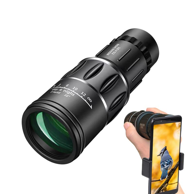 Monokular Kompak, Teropong Monokular 16X52, Teleskop, dengan - TikTok ...