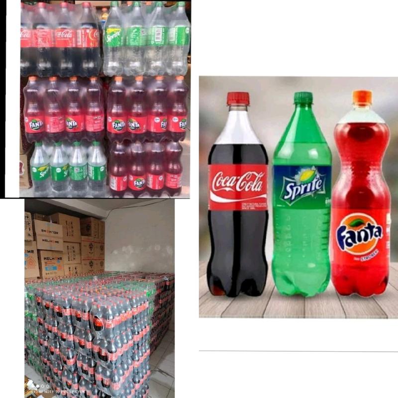 fanta, coca cola, sprite 1 liter botol - Shop | Tokopedia