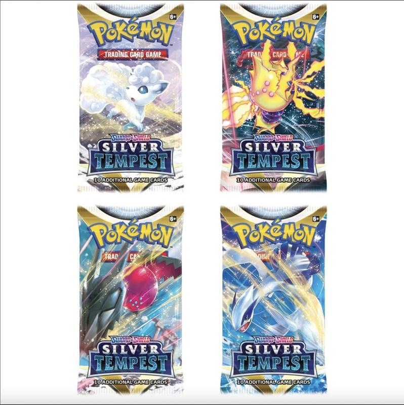 Pokémon - Silver Tempest Loose Pack Edisi Sword & Shield 10 Kartu ...