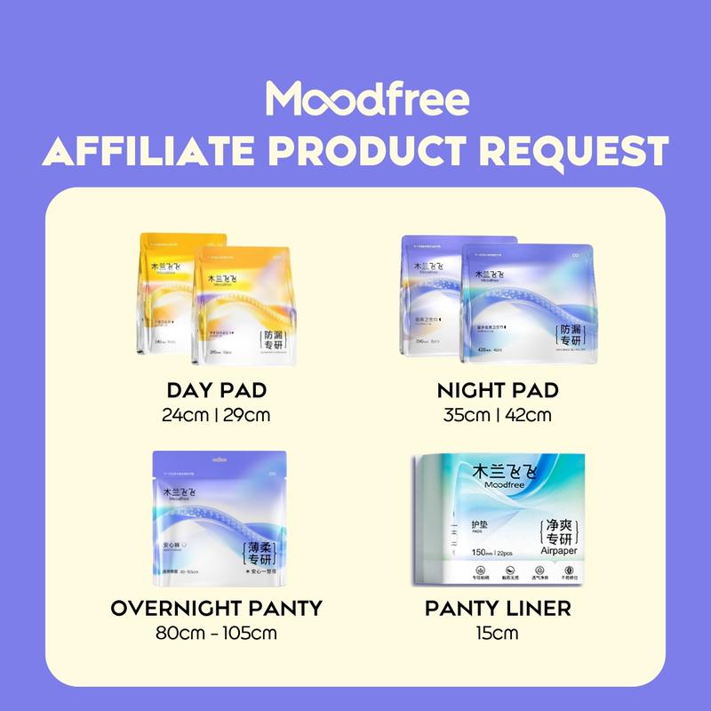 [AFFILIATE SAMPLE REQUEST] All Moodfree Engineered Pad | Breathable ...