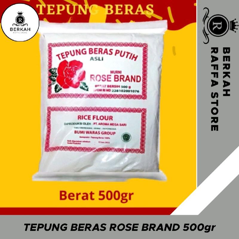 Tepung Beras Putih Rose Brand 500gr / Tepung Tapioka Rose Brand - Shop ...
