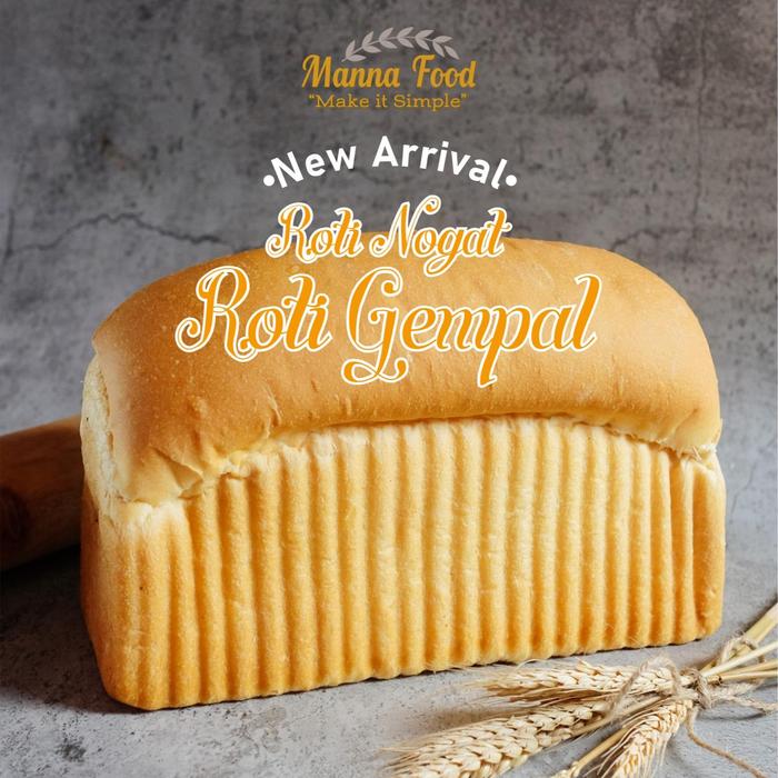 Jual Roti Gempal kekinian / Roti Jadul Nogat Tawar / Gandum - Tawar ...